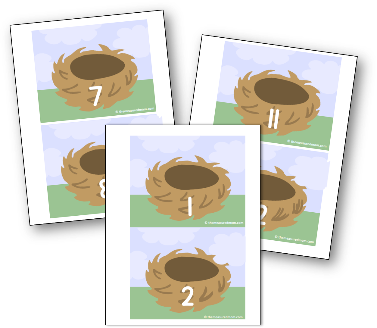 Egg counting mats - The Measured Mom