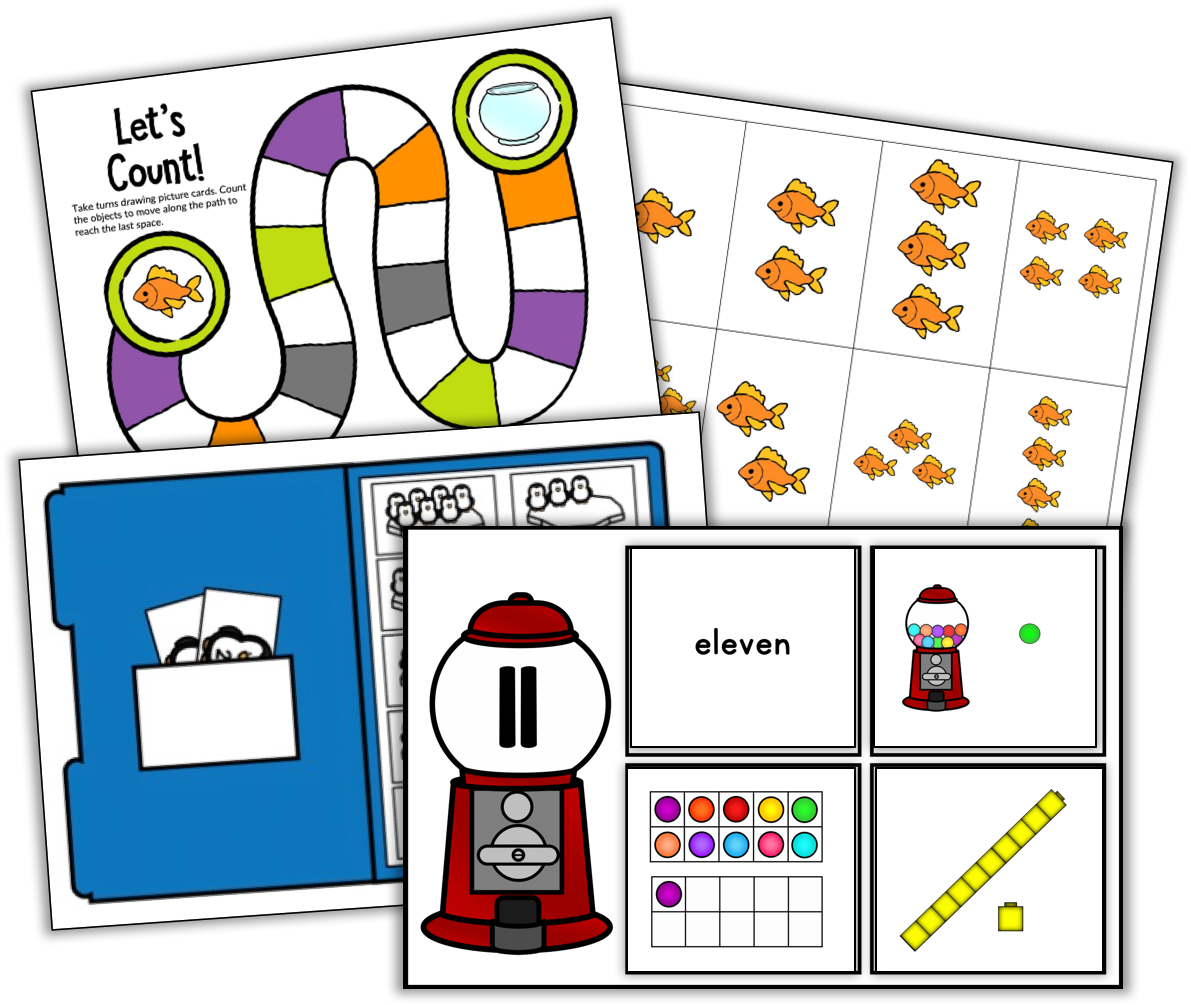 25+ sets of count and clip cards - The Measured Mom