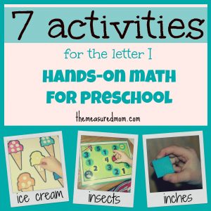 Letter H Math Activities - The Measured Mom