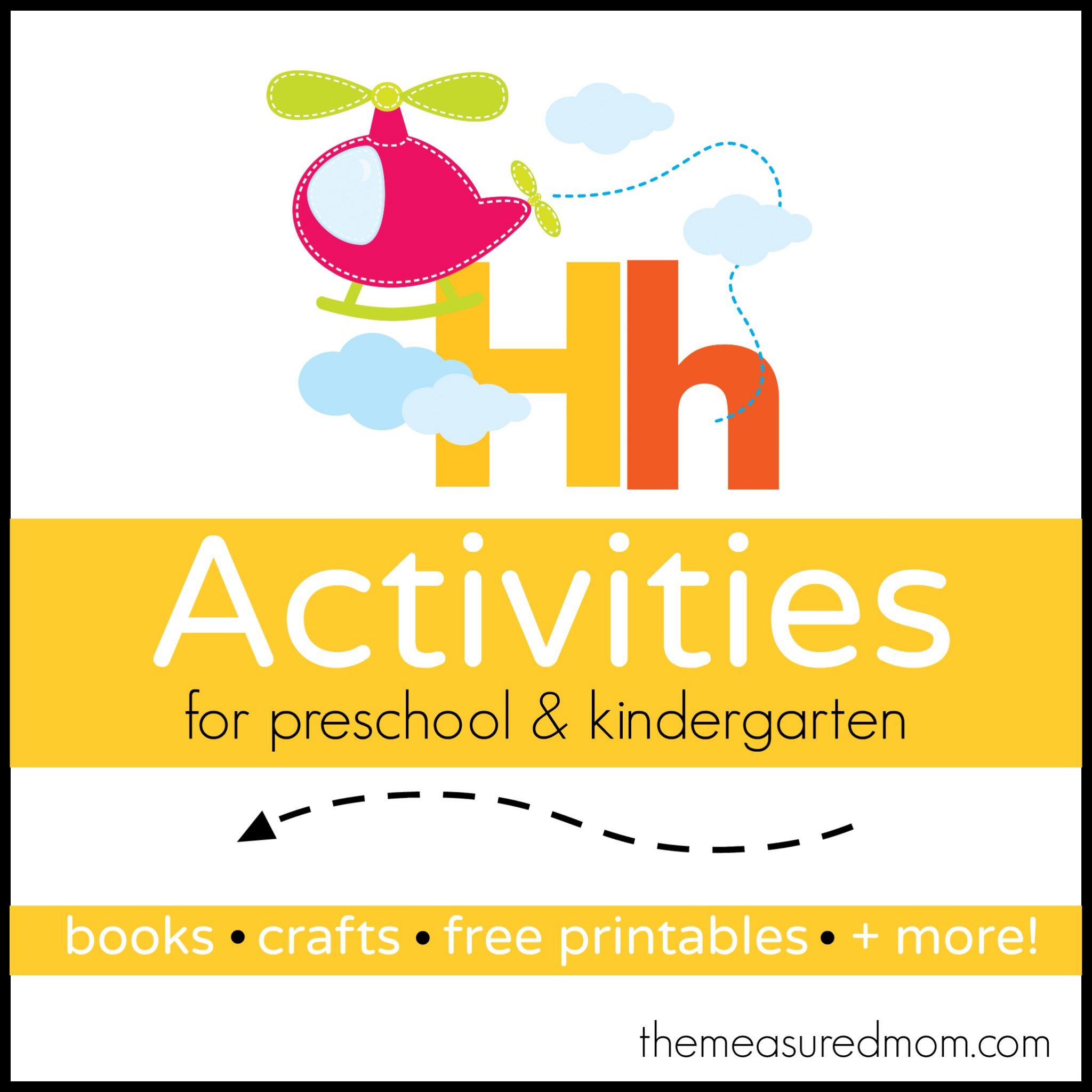 Letter H Math Activities - The Measured Mom