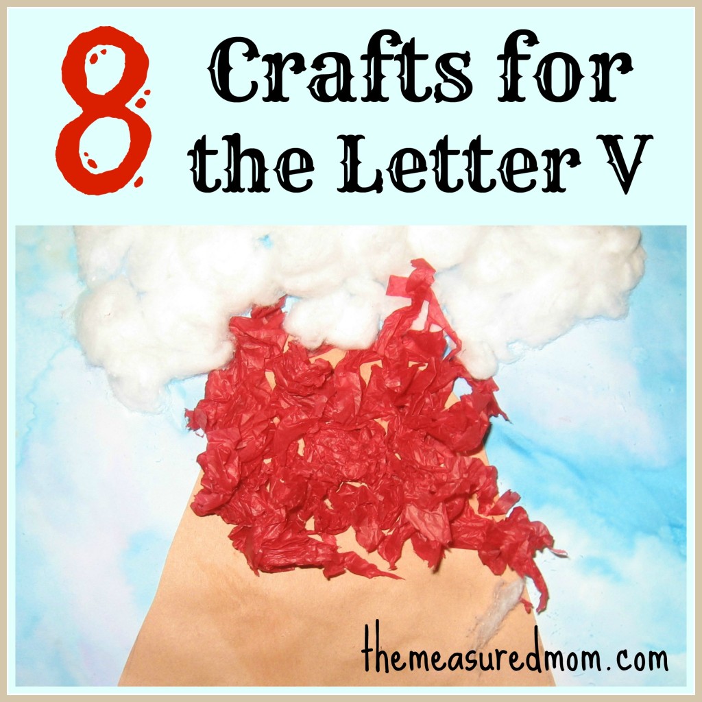 8 Crafts for Letter V - The Measured Mom