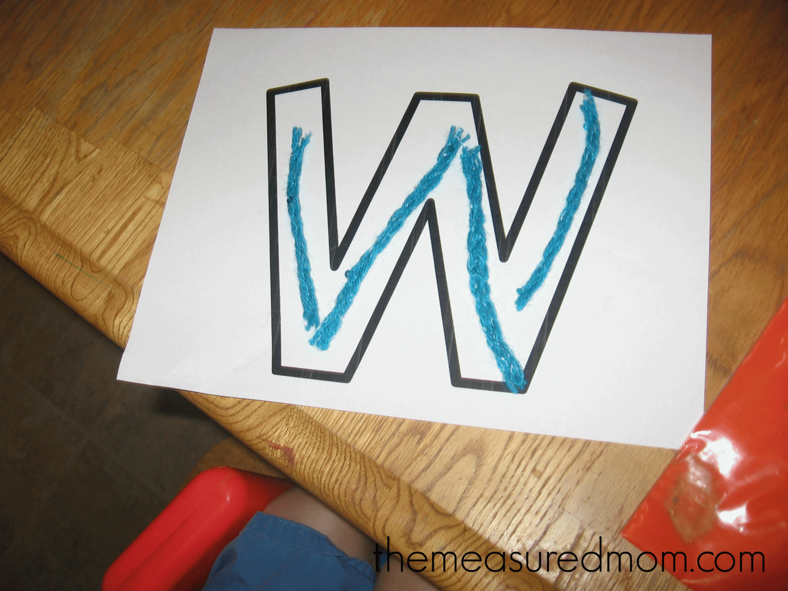 Writing the Alphabet for Preschoolers: the letter W - The Measured Mom