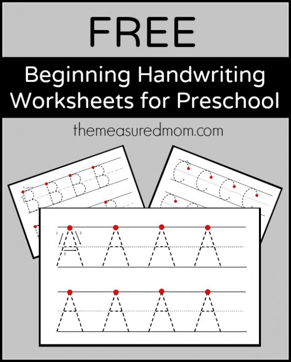 Level 2 Handwriting Worksheets Uppercase The Measured Mom