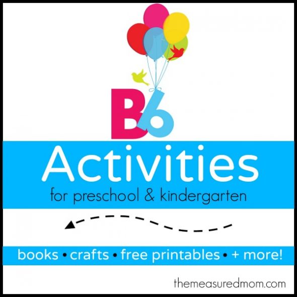 Letter B Art Projects for Preschoolers - The Measured Mom