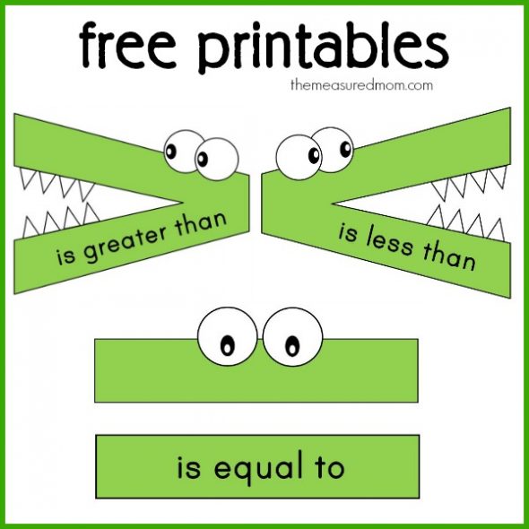 More Than And Less Than Crocodile Signs Goimages Nu