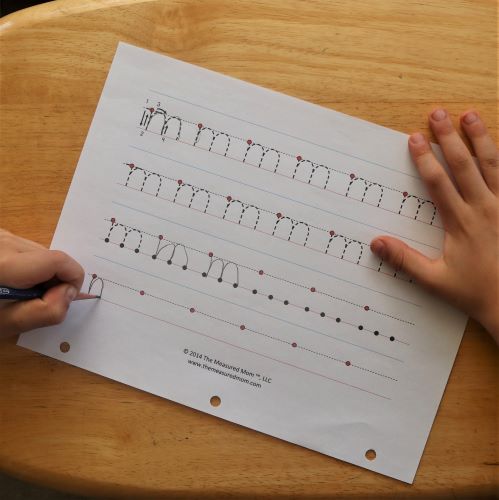 Level 3 handwriting pages - lowercase - The Measured Mom