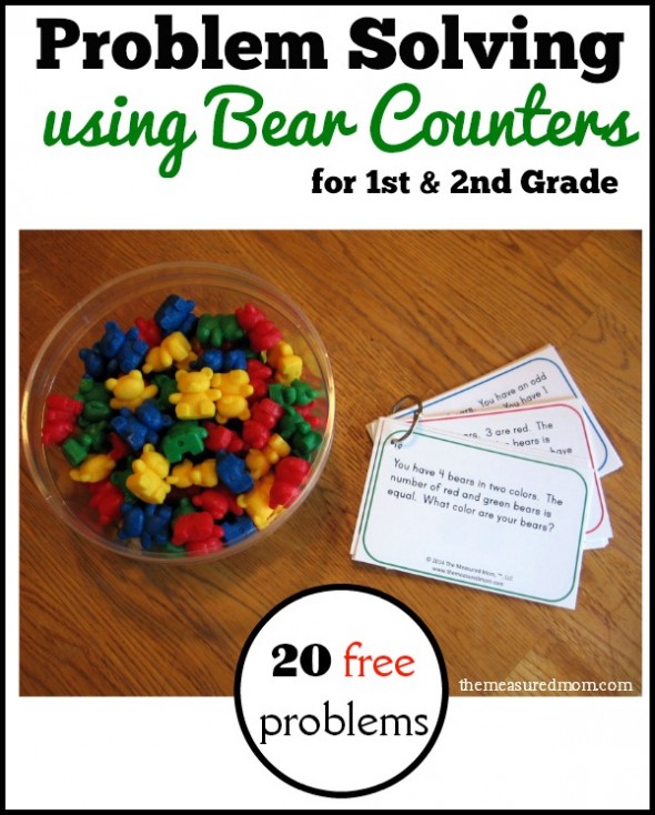 Fun Problem Solving Activity For Kids In 1st 2nd Grade The Measured Mom