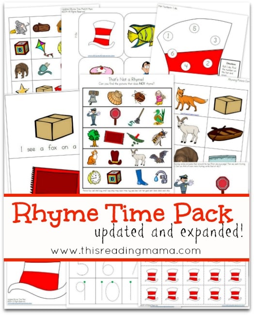 20+ rhyming activities - The Measured Mom