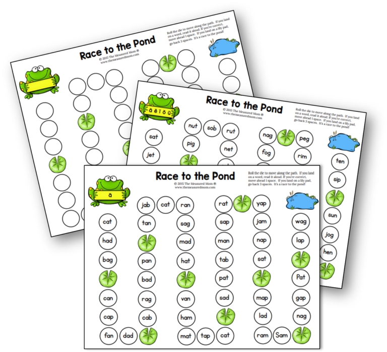 Race to the Pond CVC games - The Measured Mom