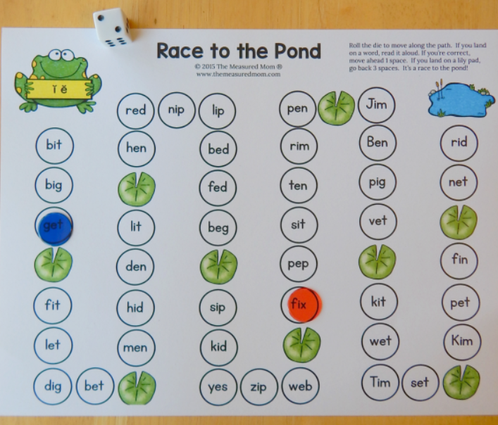 Race to the Pond CVC games - The Measured Mom