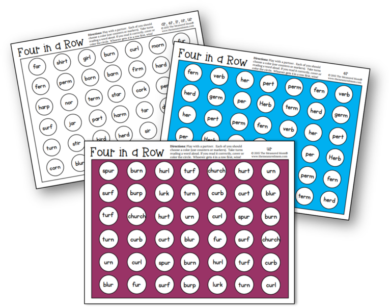 Games for bossy r words - The Measured Mom