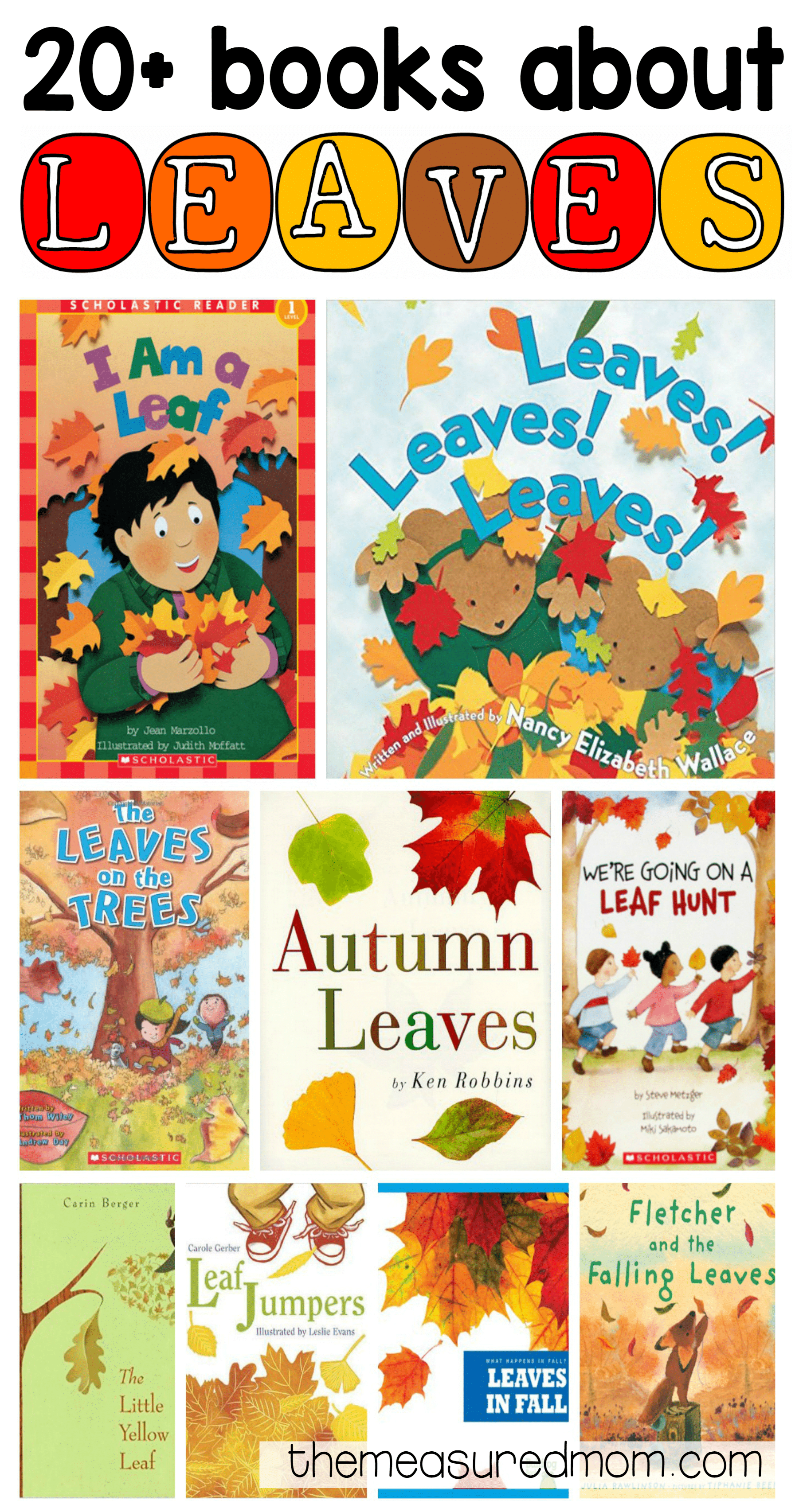 Books about leaves - The Measured Mom
