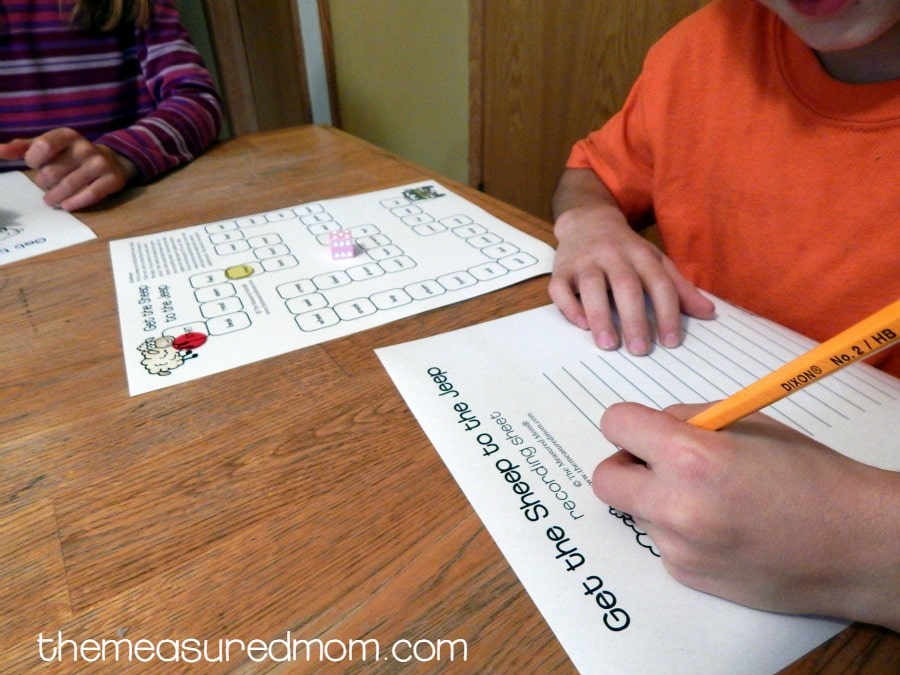 Spelling game for ee and ea words - The Measured Mom
