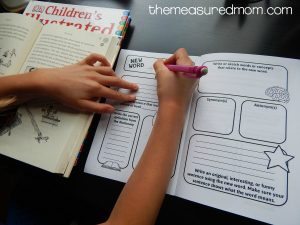 Vocabulary journal - The Measured Mom