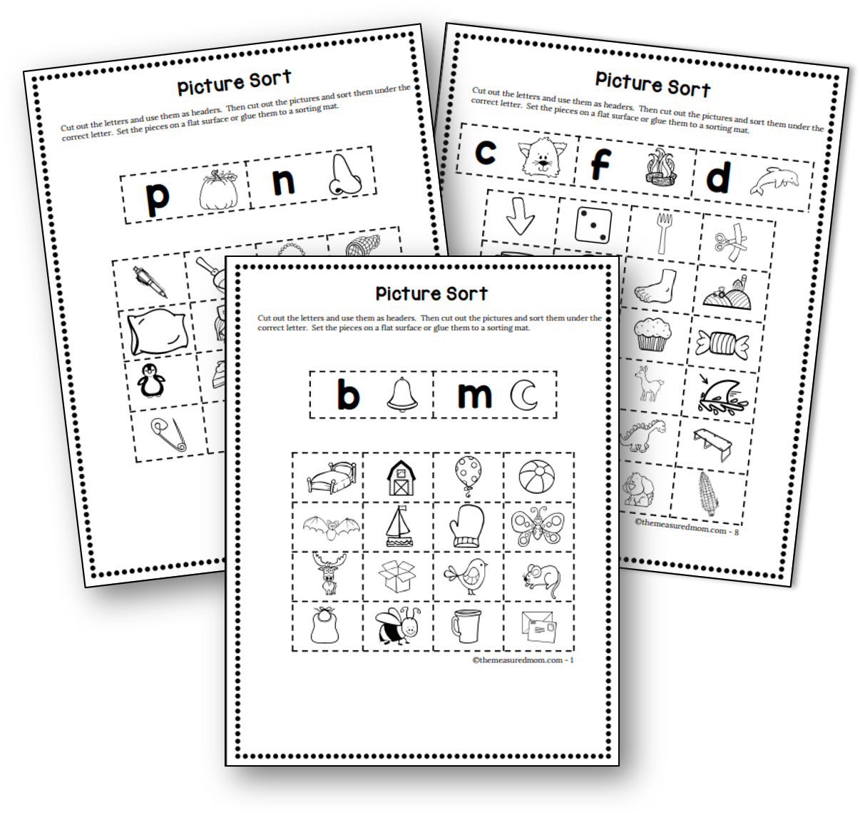 Beginning sound picture sorts - The Measured Mom