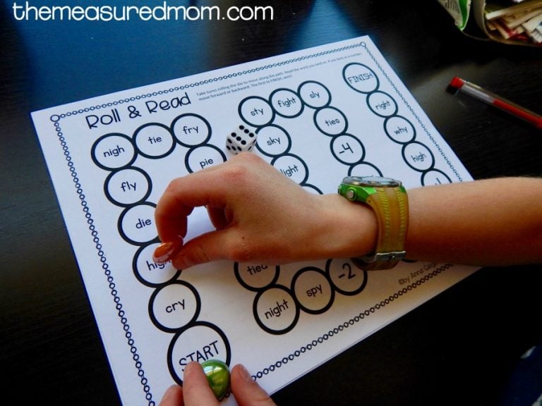 Long i reading games for y, ie, and igh words - The Measured Mom