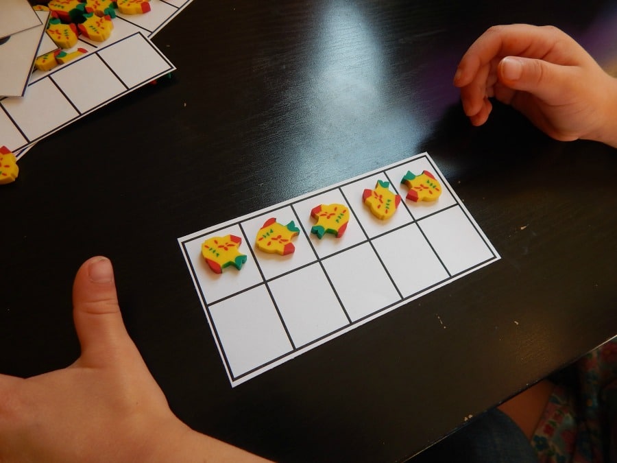Counting using five and ten frames - The Measured Mom