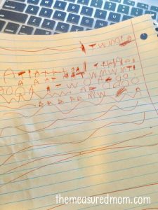 Alphabet action cards - The Measured Mom