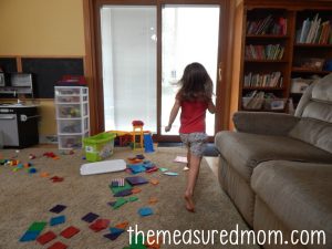 Alphabet action cards - The Measured Mom