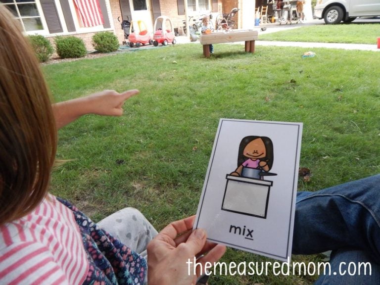 Alphabet action cards - The Measured Mom