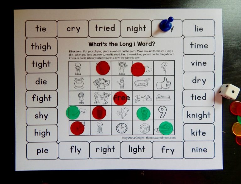 120 Print and Play Math & Literacy Games for K-2 - The Measured Mom