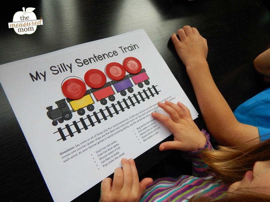 Word awareness activity - The Measured Mom