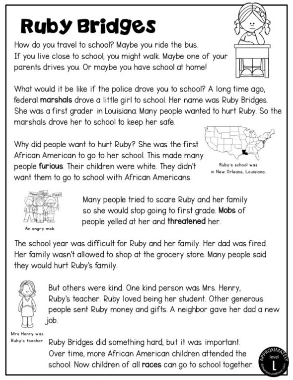 36 Reading Comprehension Passages about Famous People - The Measured Mom