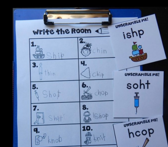 Write the room with digraphs - The Measured Mom