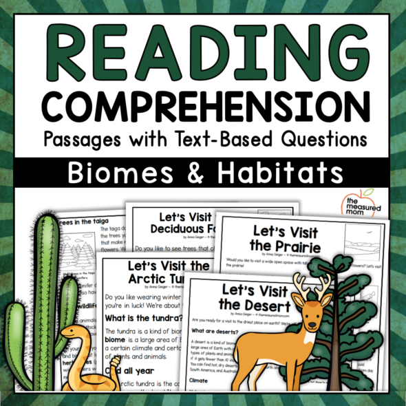 36 Reading Comprehension Passages about Biomes & Habitats - The ...