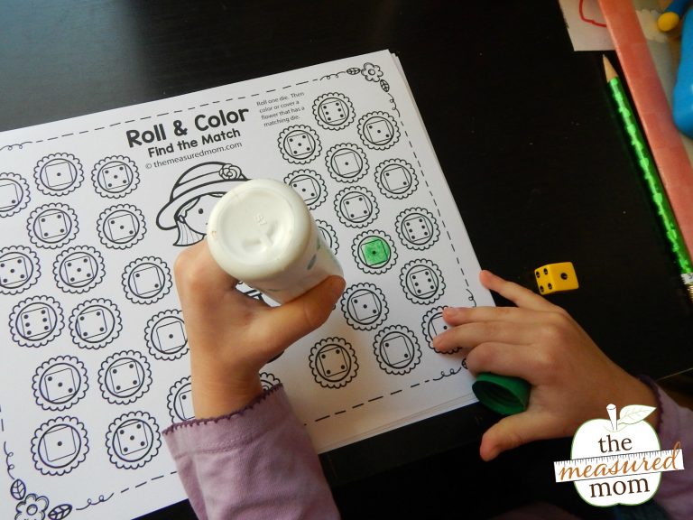 Free spring roll & color games - The Measured Mom