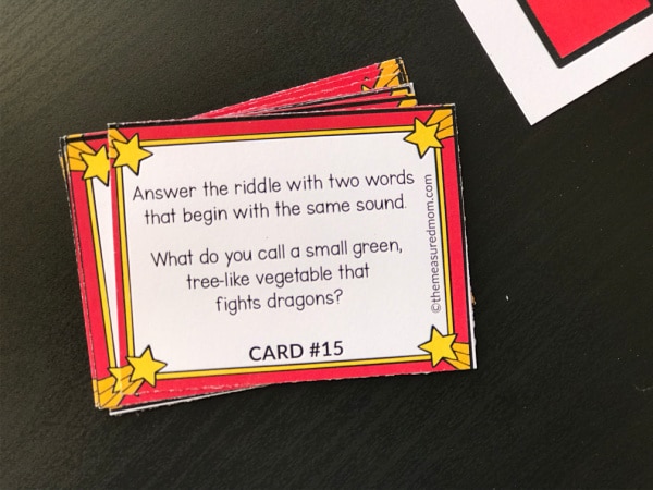 Alliteration games - The Measured Mom