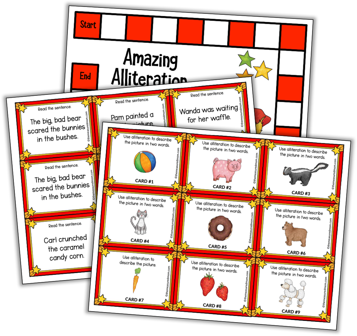 Alliteration games - The Measured Mom