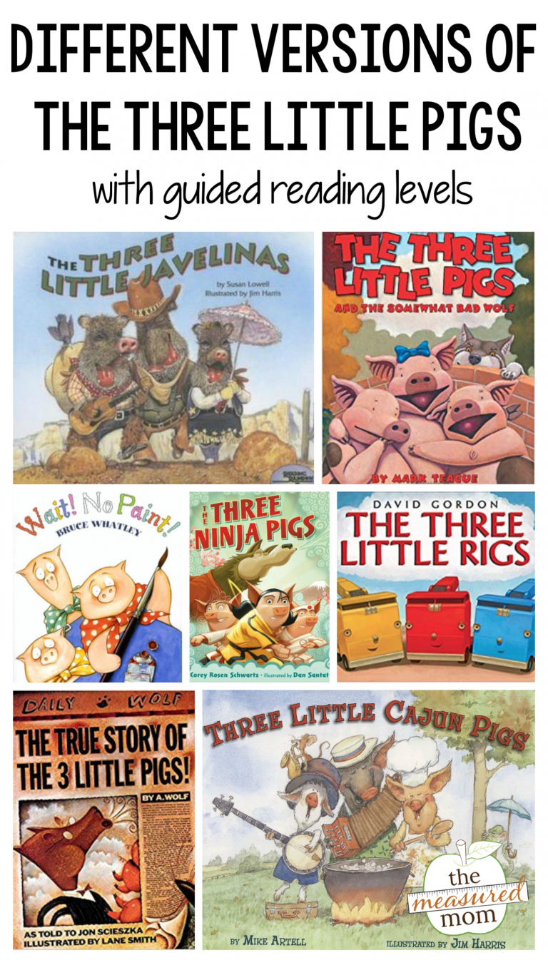 Versions of the Three Little Pigs - The Measured Mom