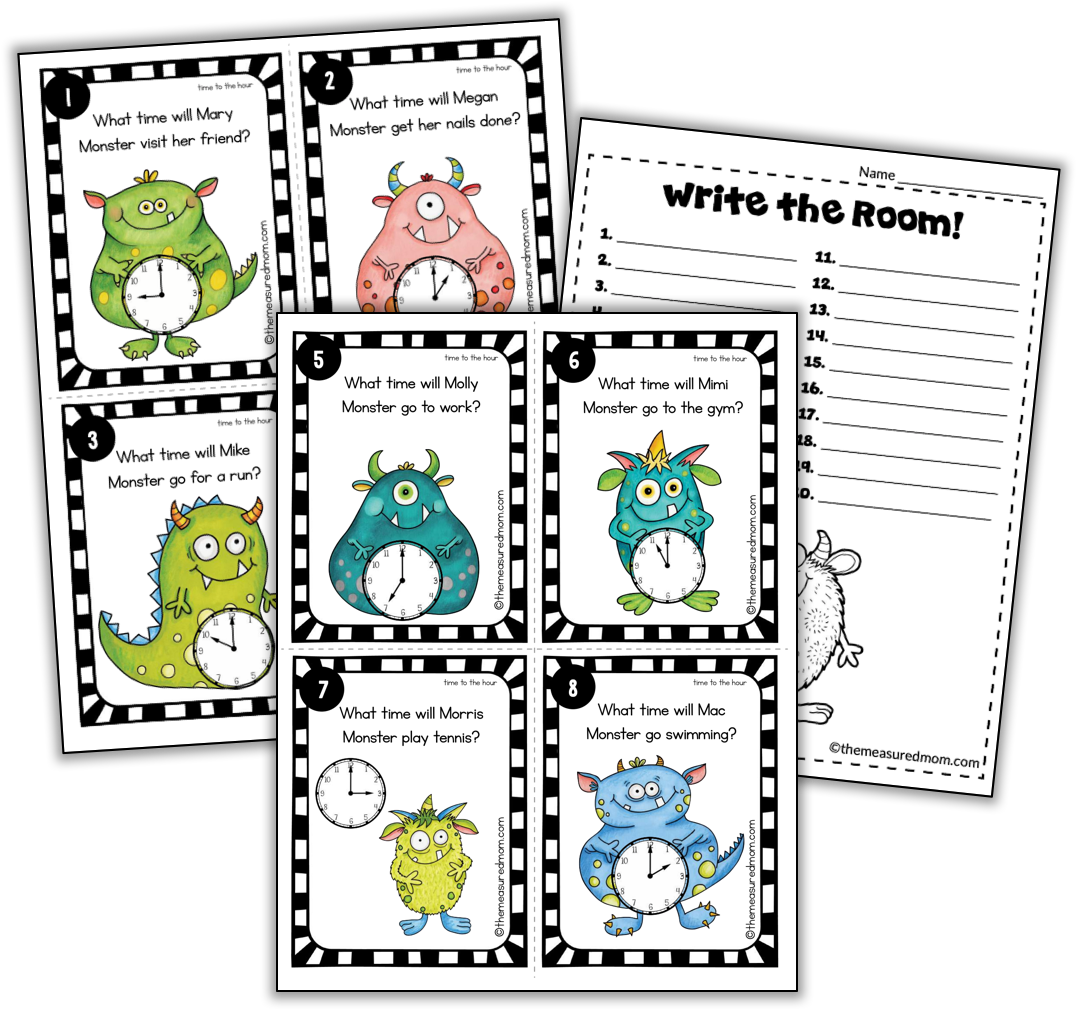 Write the room: Telling time - The Measured Mom