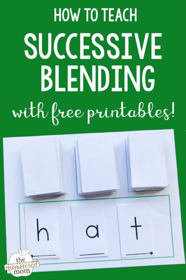 How to teach successive blending - The Measured Mom