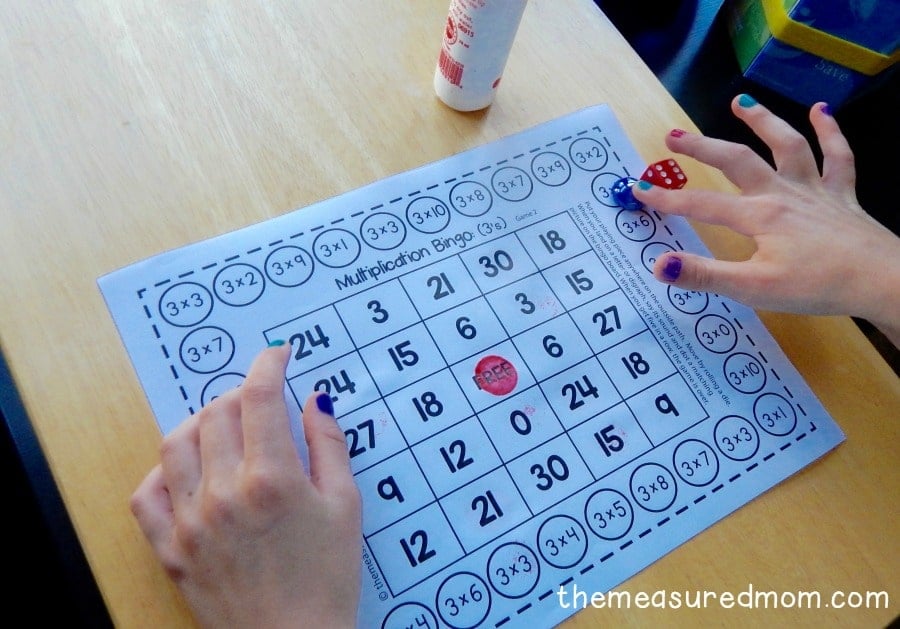 40 math games for math fact fluency - The Measured Mom