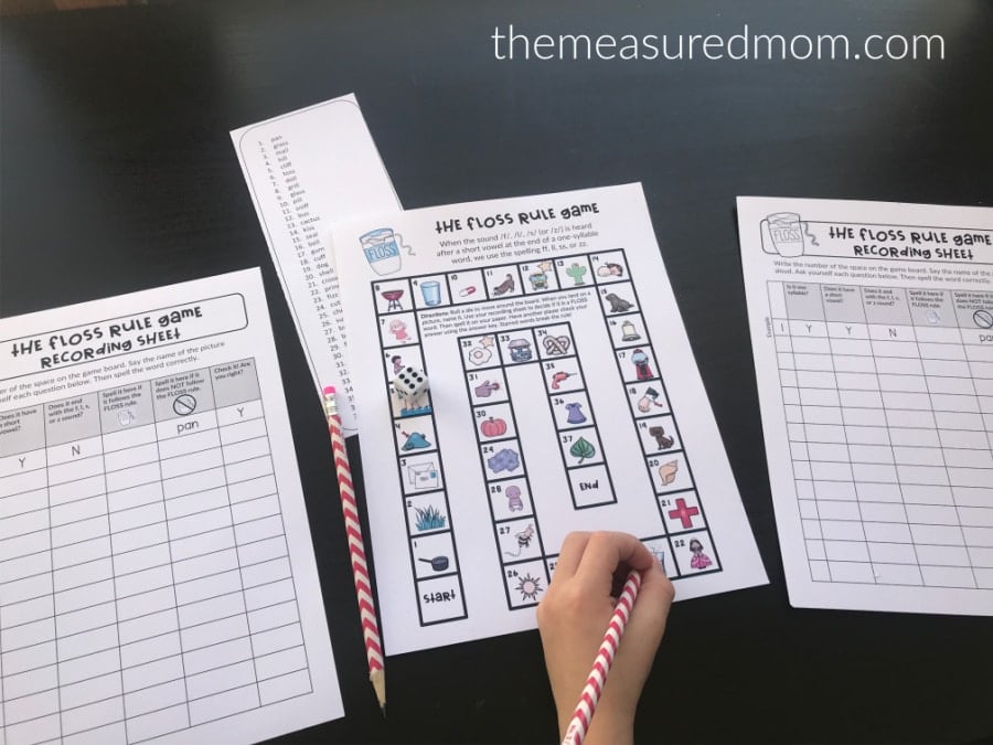 Floss rule activity - The Measured Mom