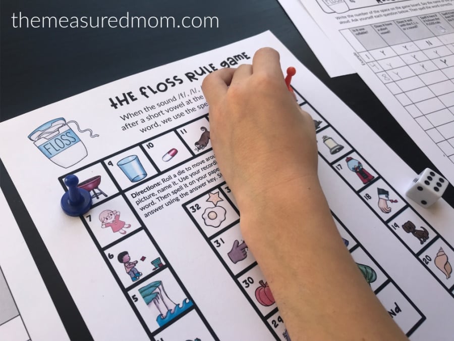 Floss rule activity - The Measured Mom