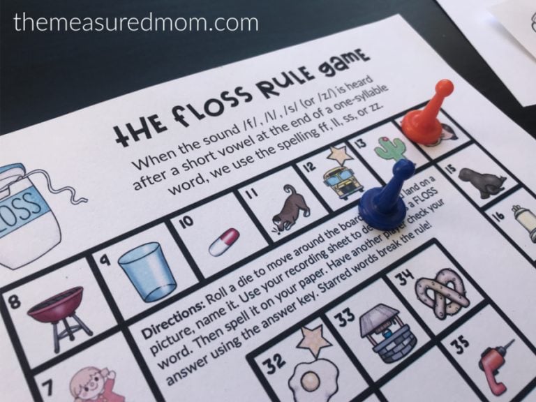 Floss rule activity - The Measured Mom