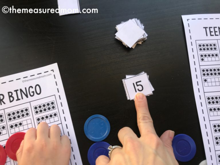 Teen number BINGO - The Measured Mom