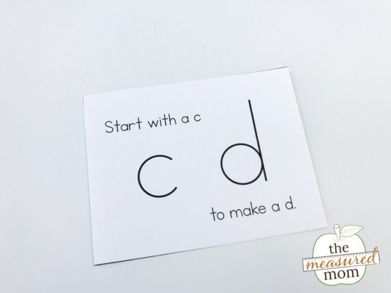 8 Ways to stop b and d letter reversals - The Measured Mom
