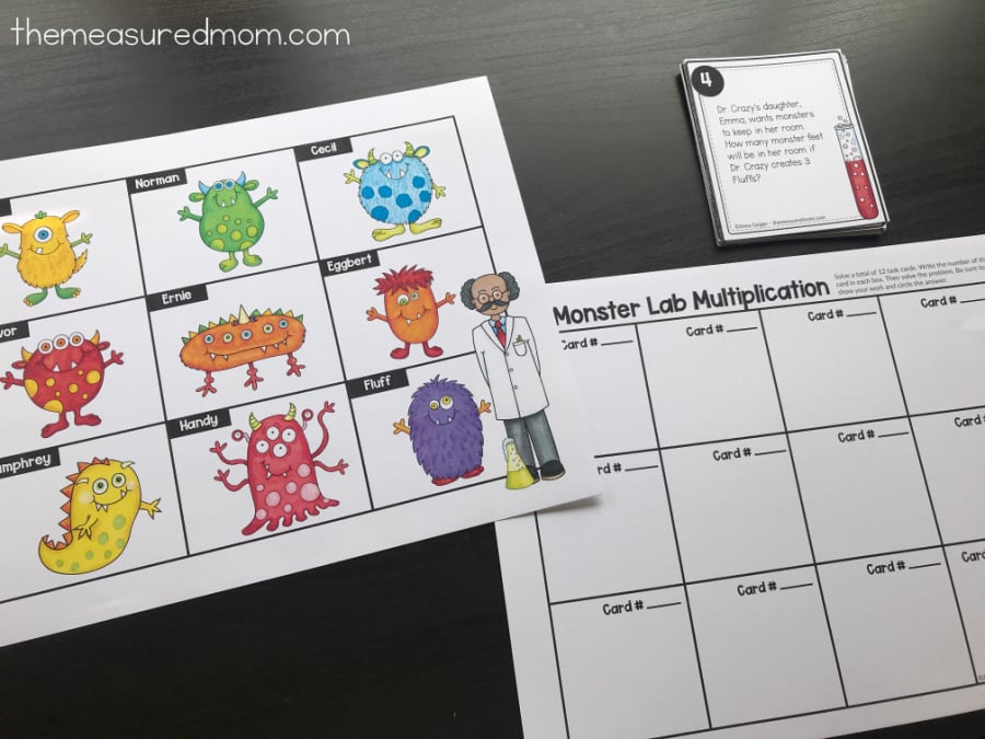 Multiplication problem solving activity - The Measured Mom