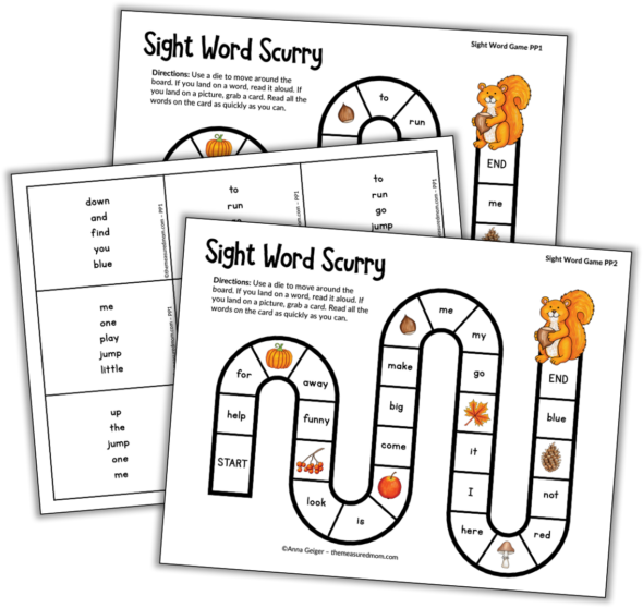 15 fall reading games - The Measured Mom