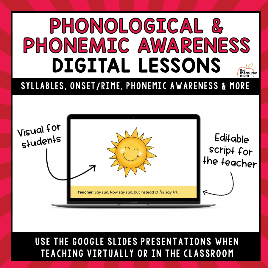 Summer Special: Phonological Awareness Bundle - The Measured Mom