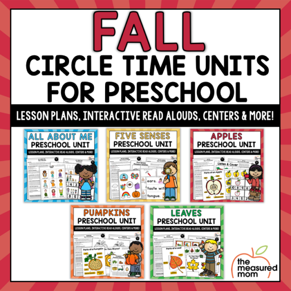 Fall Themes for Preschool - BUNDLE PACK - The Measured Mom