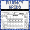 Fluency Grids - Level 1 - CVC Words, Digraphs, Blends & More - The ...