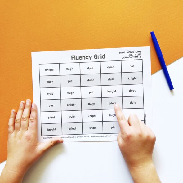 Fluency Grids - Level 2 - CVCE, Long Vowel Teams, R-Controlled Vowels ...