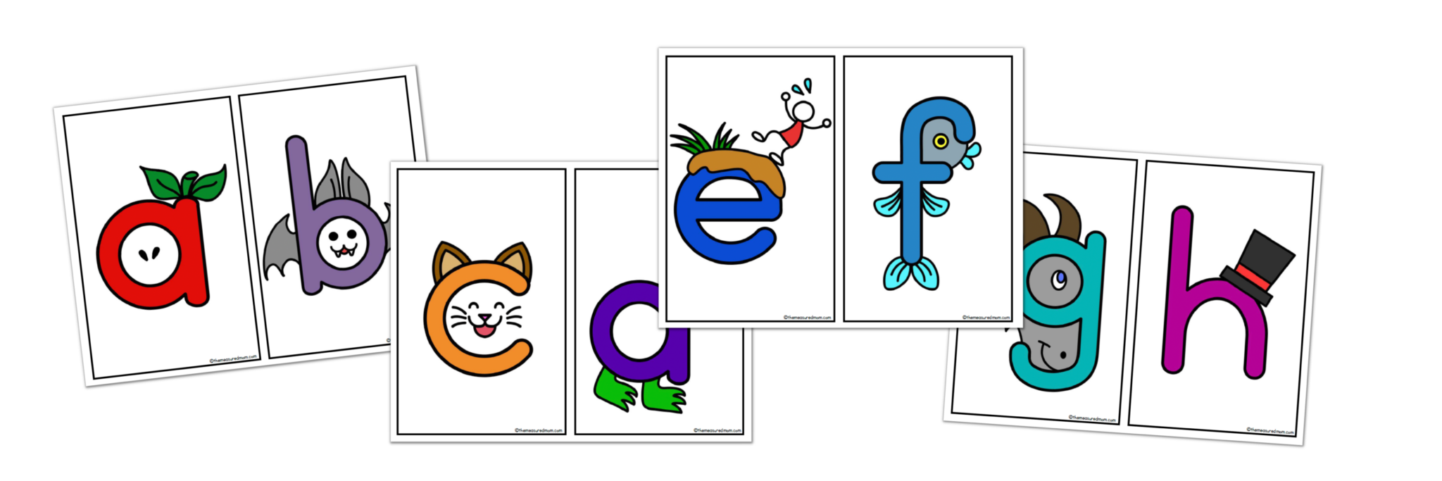 Mnemonic Alphabet Flash Cards & More - The Measured Mom