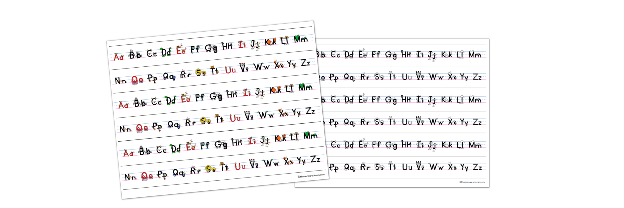 Mnemonic Alphabet Flash Cards & More - The Measured Mom