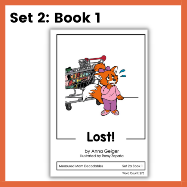 Decodable Books Set 2 - Book 1 - The Measured Mom